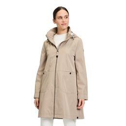Betty Barclay Damen Outdoorjacke "Damen mit abnehmbarer Kapuze", beige, Gr. 40, Obermaterial: 100% Polyester; Besatz: 100% Polyester; Futter: 100%