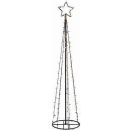 LED Baum Bonetti, H:180cm &Oslash;:40cm, schwarz, Leuchten, "Weihnachtsdeko", inkl. IP44 Netzadapter