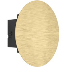 Eglo Wandleuchte "Talamello Wandlampe, Wandspot, Metall, indirekte Beleuchtung, Lampe", 1, &Oslash; 15cm, 1 Stk.goldfarben, Leuchten, Wand-/Deckenleuchte -