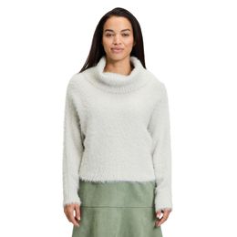 Cartoon Damen Strickpullover "Damen mit Turtle Neck", grau, Gr. 34, Obermaterial: 54% Polyacryl, 46% Polyamid, Pullover, Rippb&uuml;ndchen