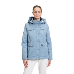 Gil Bret Damen Sommerjacke "Damen mit Kapuze", blau, Gr. 36, Obermaterial: 100% Polyester; Besatz: 100% Polyester; Futter: 100% Polyester, Jacken