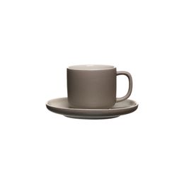Ritzenhoff & Breker Tasse "Kaffeetasse mit Untertasse Jasper 240 ml", 2 tlg., grau, RITZENHOFF & BREKER, Trinkgef&auml;&szlig;e