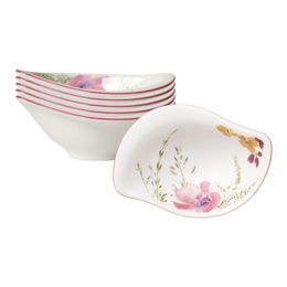 Villeroy & Boch VILLEROY & BOCH Dipschale "Dipschälchen Mariefleur Serve & Salad 15 ml 6er Set bunt", B/H/L: 11,5cm, bunt, Schüsseln