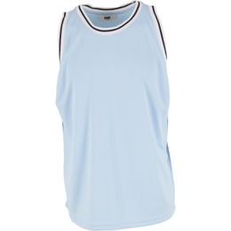 DEF Herren Tanktop "DEF Herren Mesh Tanktop"light blau, wei&szlig;, Gr. S, unifarben, 100% Polyester, Tops