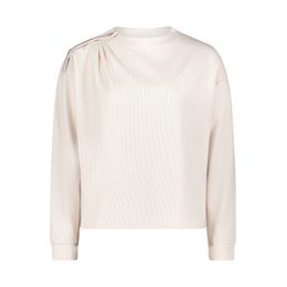 Cartoon Damen Sweatshirt "Damen mit Kragen"middle cream melange, Gr. 36, Obermaterial: 65% Polyester, 35% Baumwolle, Sweatshirts