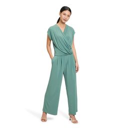 Vera Mont Damen Overall "Damen in 7/8 L&auml;nge", gr&uuml;n, Gr. 38, Obermaterial: 95% Polyester, 5% Elasthan, Overalls, Muster