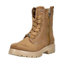 Tom Tailor Damen Schn&uuml;rstiefelette "Tom Tailor Stiefelette Textil", Gr. 37sand, Textil, Schuhe