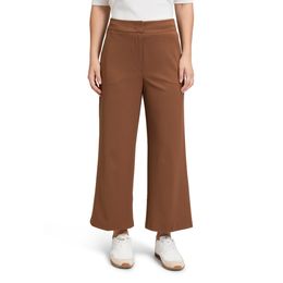 Betty Barclay Damen Culotte "Damen unifarben", braun, Gr. 42, Obermaterial: 96% Polyester, 4% Elasthan., Hosen