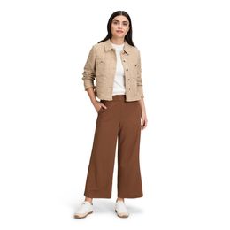 Betty Barclay Damen Culotte "Damen unifarben", braun, Gr. 44, Obermaterial: 96% Polyester, 4% Elasthan, Hosen