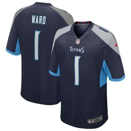 Nike Herren Footballtrikot "Nike Trikot Tennessee Titans NFL Home Game Jersey Ward 1"mehrfarbig, Gr. S, 100% Polyester, Trikots