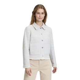Cartoon Damen Jackenblazer "Damen mit Fransen", blau, Gr. 46, Obermaterial: 75% Baumwolle, 25% Polyester. Futter: 100% Acetat, Blazer, Material