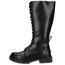Damen Schn&uuml;rstiefel "Dockers by Gerli Stiefel Lederimitat", Dockers by Gerli, Gr. 39schwarz, Lederimitat, Schuhe