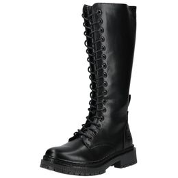Damen Schn&uuml;rstiefel "Dockers by Gerli Stiefel Lederimitat", Dockers by Gerli, Gr. 37schwarz, Lederimitat, Schuhe
