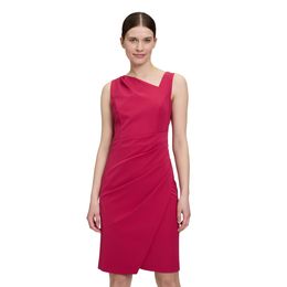 Vera Mont Damen Cocktailkleid "Damen ohne Arm"schwarz raspberry, Gr. 42, Crêpe, Obermaterial: 95% Polyester, 5% Elasthan; Futter: 100% Polyester,