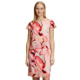 Betty Barclay Damen Sommerkleid "Damen kurzarm", rosa, Gr. 36, Obermaterial: 100% Polyester; Futter: 100% Polyester, Kleider, Druck