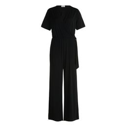 Cartoon Damen Overall "Damen mit Bindeg&uuml;rtel", schwarz, Gr. 42, Obermaterial: 95% Polyester, 05% Elasthan, Overalls, Design