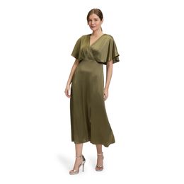 Vera Mont Damen Cocktailkleid "Damen mit ausgestelltem Rock", grün, Gr. 44, Obermaterial: 98% Polyester, 2% Elasthan; Futter: 100% Polyester,