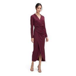 Vera Mont Damen Abendkleid "Damen mit V-Ausschnitt", rot, Gr. 40, Obermaterial: 95% Polyester, 5% Elasthan; Futter: 100% Polyester, Kleider