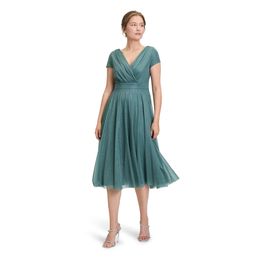 Vera Mont Damen Cocktailkleid "Damen im Glitzer-Look", gr&uuml;n, Gr. 44, Netz, Obermaterial: 100% Polyester; Futter: 100% Polyester, Kleider, Stoff