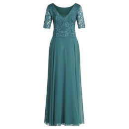 Vera Mont Damen Abendkleid "Damen mit Spitze", gr&uuml;n, Gr. 40, Obermaterial: 100% Polyester. Futter: 100% Polyester, Kleider, Spitze