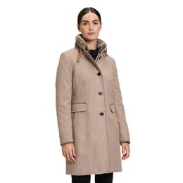 Gil Bret Damen Wolljacke "Damen mit Stehkragen"walnut melange, Gr. 44, Obermaterial: 70% Wolle, 20% Polyamid, 10% Polyester; Besatz: 85% Polyester,