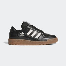 Herren Sneaker "FORUM LOW", adidas originals, Gr. 38core schwarz, cloud wei&szlig;, gum m2, Leder, Schuhe