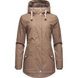 Navahoo Funktionsjacke 'Ocean Heart' Damen Gr&ouml;&szlig;e XL taupe / wei&szlig;