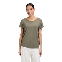 Betty Barclay Damen Kurzarmshirt "Damen mit V-Ausschnitt", gr&uuml;n, Gr. 40, Jersey, Obermaterial: 95% Viskose, 5% Elasthan, Shirts, Form