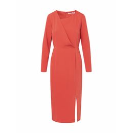 Quiosque Kleid '4RR001' Damen Gr&ouml;&szlig;e 52 orangerot Winterkleid