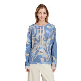 Betty Barclay Damen Strickpullover "Damen mit Print", braun, Gr. 36, Strick, Obermaterial: 50% Polyester, 45% Viskose, 5% Polyester, Pullover