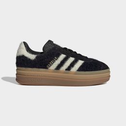 Damen Sneaker "GAZELLE BOLD", adidas originals, Gr. 37core schwarz, cream wei&szlig;, gold metallic, Leder, Textil, Schuhe