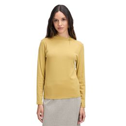 Cartoon Damen Kurzarmshirt "Damen mit Kragen", gold, Gr. 40, Obermaterial: 57% Baumwolle, 38% Polyester, 5% Elasthan, Shirts