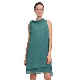 Vera Mont Damen Cocktailkleid "Damen ohne Arm", grün, Gr. 36, Chiffon, Obermaterial: 100% Polyester; Futter: 100% Polyester, Kleider, Schluppe