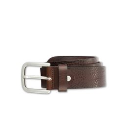 Bernd G&ouml;tz BERND G&Ouml;TZ Herren Lederg&uuml;rtel "Lederg&uuml;rtel mit Airbrushkante"dunkelbraun, Gr. 80, Rindsleder, G&uuml;rtel