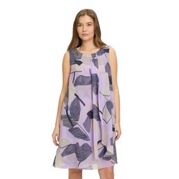 BETTY & CO BETTY & CO Damen Chiffonkleid "Damen im Layer Look", lila, Gr. 38, Obermaterial: 100% Polyester. Futter: 100% Polyester, Kleider, Druck