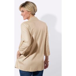 Classic Basics Damen Blusenjackesand, Gr. 48, 100% Viskose, Jacken