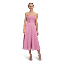 Vera Mont Damen Abendkleid "Damen mit Cut-Outs", rosa, Gr. 44, Obermaterial: 100% Polyester; Besatz: 100% Polyamid; Futter: 100% Polyester, Kleider,