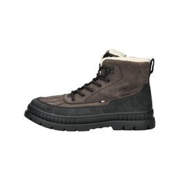 Bugatti Herren Schn&uuml;rstiefelette "Bugatti Stiefelette Lederimitat", Gr. 42, braun, Lederimitat, Schuhe