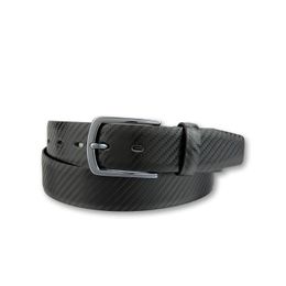 Bernd G&ouml;tz BERND G&Ouml;TZ Herren Lederg&uuml;rtel "Lederg&uuml;rtel im Klassiklook mit Schattenkante", schwarz, Gr. 105, Rindsleder, G&uuml;rtel