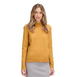 Betty Barclay Damen Strickpullover "Damen mit Stehkragen", gold, Basic, Gr. 46, Strick, Obermaterial: 55% Viskose, 30% Polyester, 15% Polyamid,