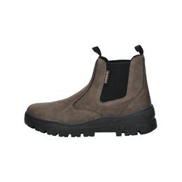 Napapijri Herren Schn&uuml;rstiefelette "Napapijri Stiefelette Lederimitat/Textil", Gr. 42, braun, Lederimitat, Textil, Schuhe