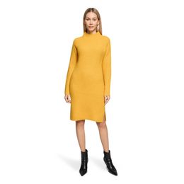 Strickkleid Cartoon "Damen mit Stehkragen", Damen, Gr. 34, Normalgr&ouml;&szlig;en, orange, Obermaterial: 52% Polyester, 38% Polyacryl, 8% Wolle, 2% Elasthan, relaxed fit lang, Kleider Strickkleid