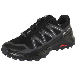 Trailrunningschuh Salomon "SPEEDCROSS PEAK GORE-TEX", Herren, Gr. 44, schwarz, schwarz, asphalt, Synthetik, Textil, Schuhe, wasserdicht