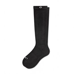 LASSO GEAR Herren Tennissocken "Lasso Gear LASSO OTC Knee High Compression Socks Black", Gr. Mschwarz, 62% Polyamid, 29% Polyester, 9% Elasthan,