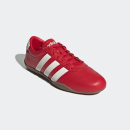 Damen Sneaker "GRAND COURT LO", adidas Sportswear, Gr. 40,5, wei&szlig;, Leder, Synthetik, Schuhe, Design auf den Spuren des adidas Superstar