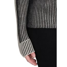 Betty Barclay Damen Strickpullover "Damen mit Rippenstruktur", schwarz, Gr. 46, Strick, Obermaterial: 50% Baumwolle, 50% Polyacryl, Pullover