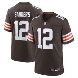 Nike Herren Footballtrikot "Nike Trikot Cleveland Browns NFL Home Game Jersey Sanders 12"mehrfarbig, Gr. XL, 100% Polyester, Trikots