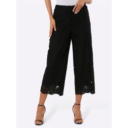 CR&Eacute;ATION L CREATION L Damen Schlupfhose, schwarz, Gr. 46, unifarben, 100% Polyester, Hosen