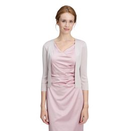 Vera Mont Damen Strickjacke "Damen ohne Verschluss", beige, Gr. XL, Strick, Obermaterial: 80% Viskose, 20% Polyester, Strickjacken, Glitzer