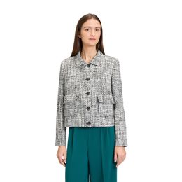BETTY & CO BETTY & CO Damen Kurzblazer "Damen langarm", blau, Gr. 38, Obermaterial: 63% Polyacryl, 21% Polyester, 16% Baumwolle. Futter: 100% Polyester., Blazer